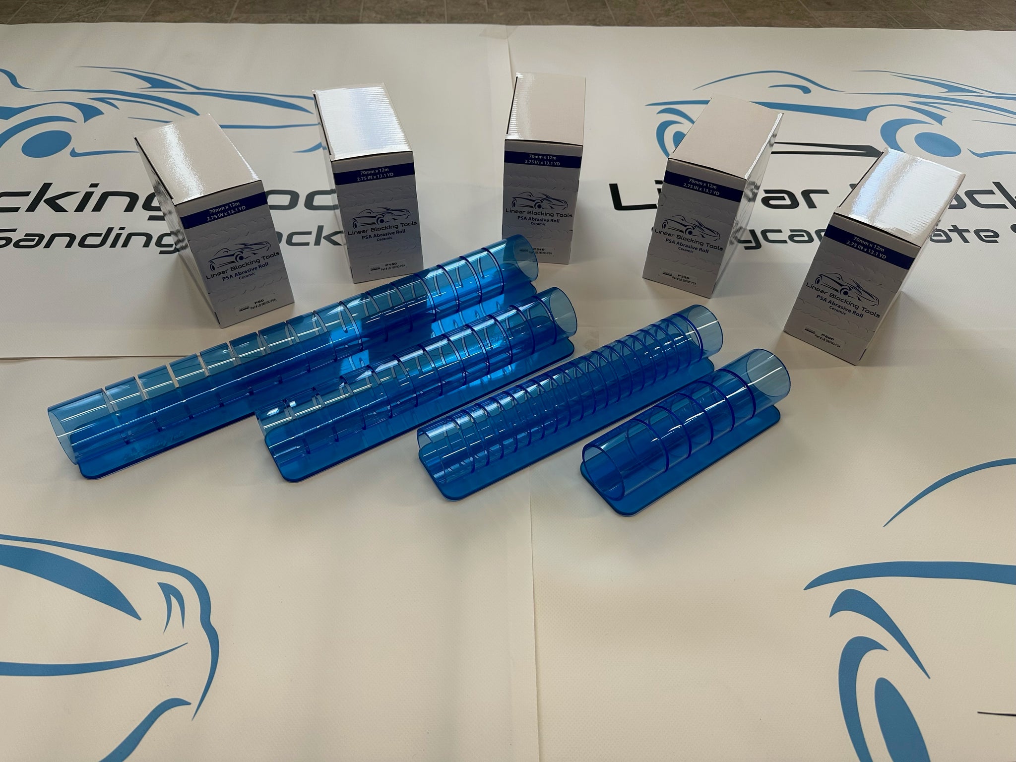 Starter Set & Dry Paper Bundle (Sticky Backed) – Linear Blocking Tools